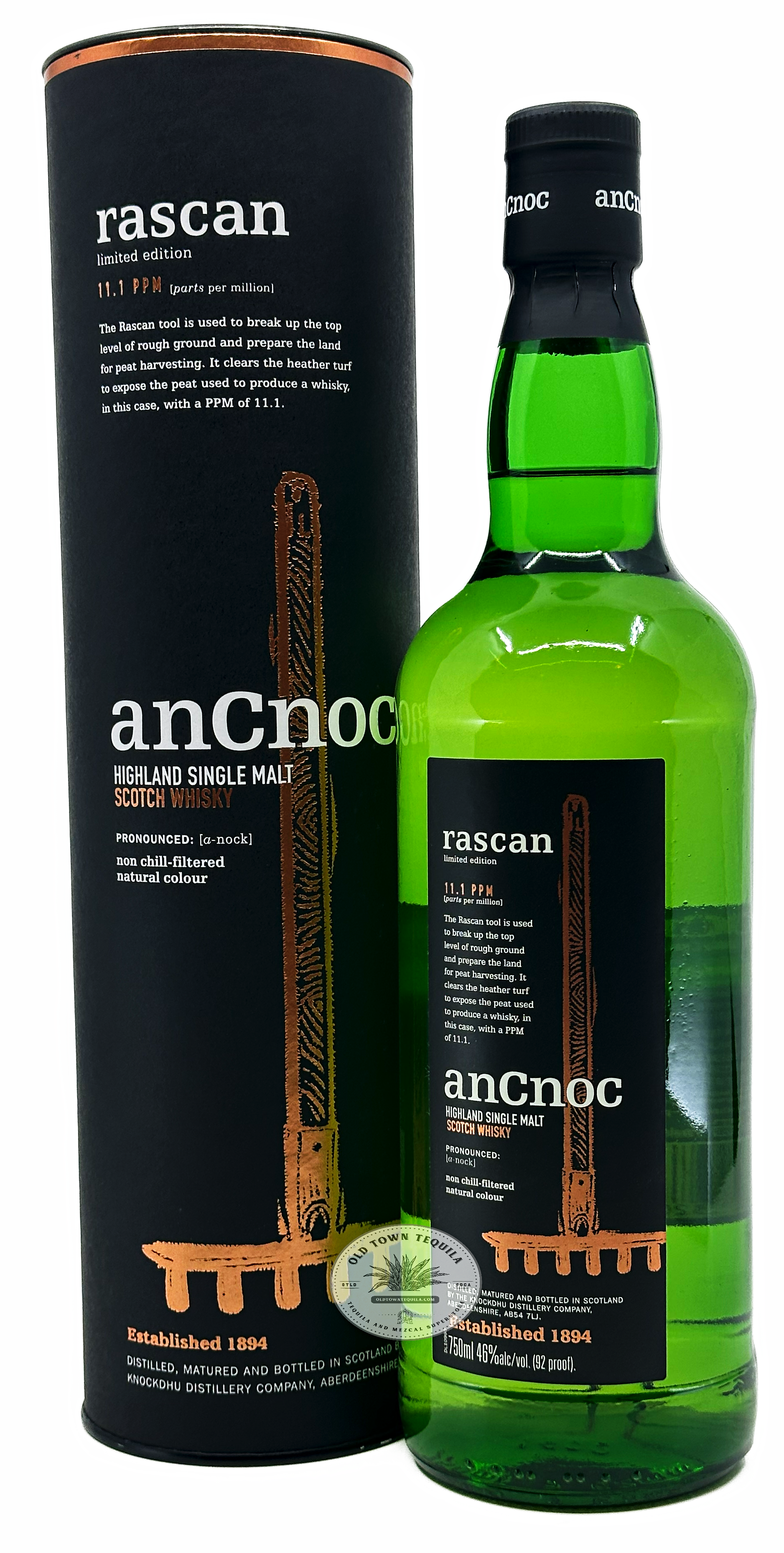 Ancnoc Single Malt Scotch Rascan Limited Edition - Old Town Tequila