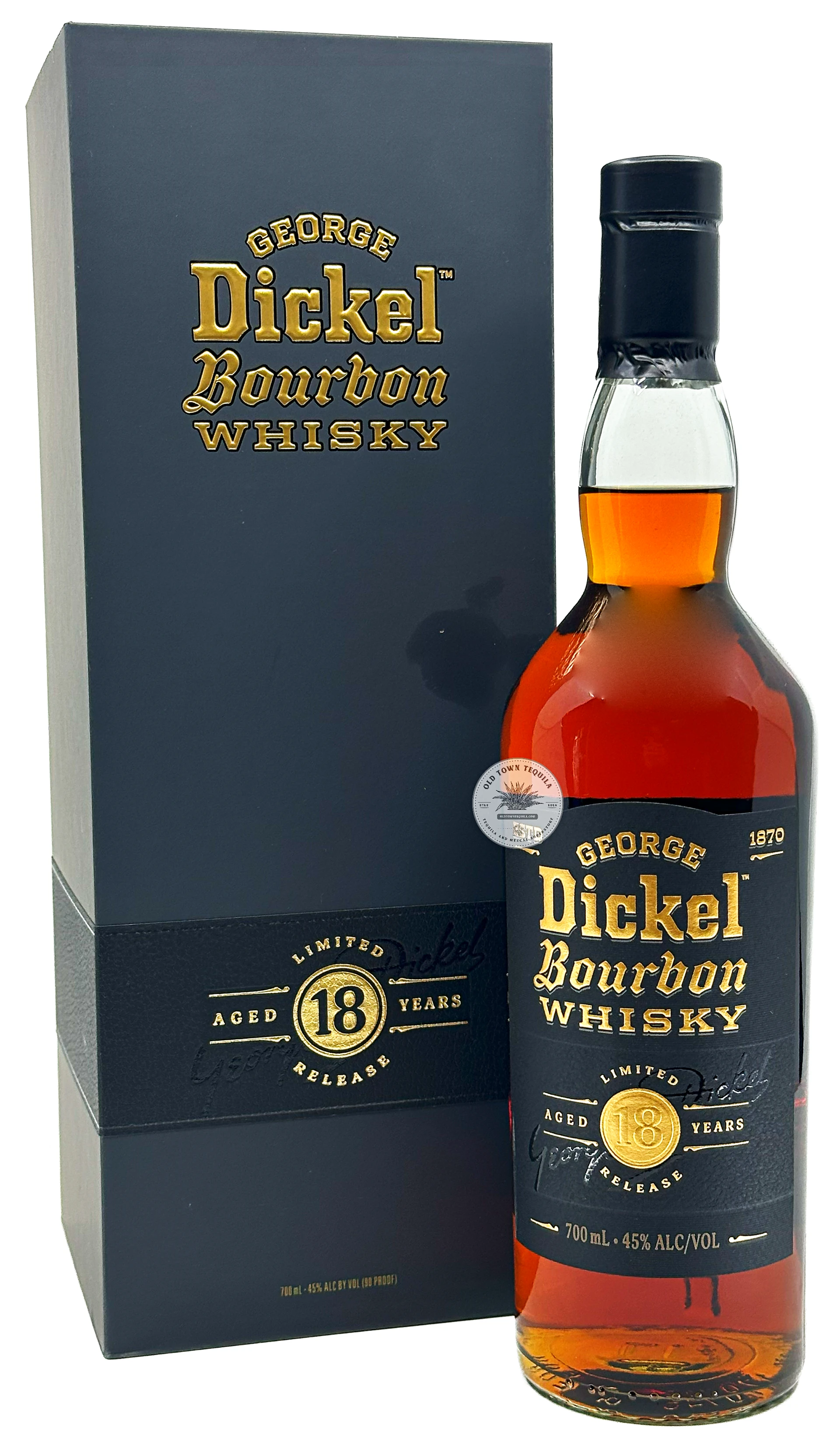 George Dickel 18 Year Old Bourbon Limited Edition 700ml - Old Town Tequila