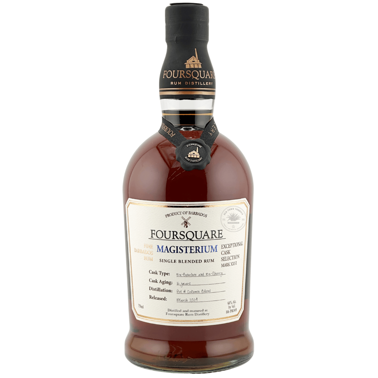 Foursquare Rum Distillery Magisterium 16 Year Single Blended Rum 750ml ...