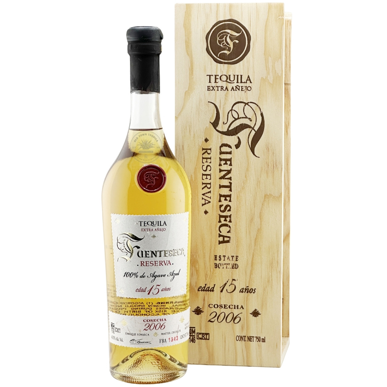 Fuenteseca Reserva Cosecha 2006 15 Year Extra Añejo Tequila 750ml - Old ...
