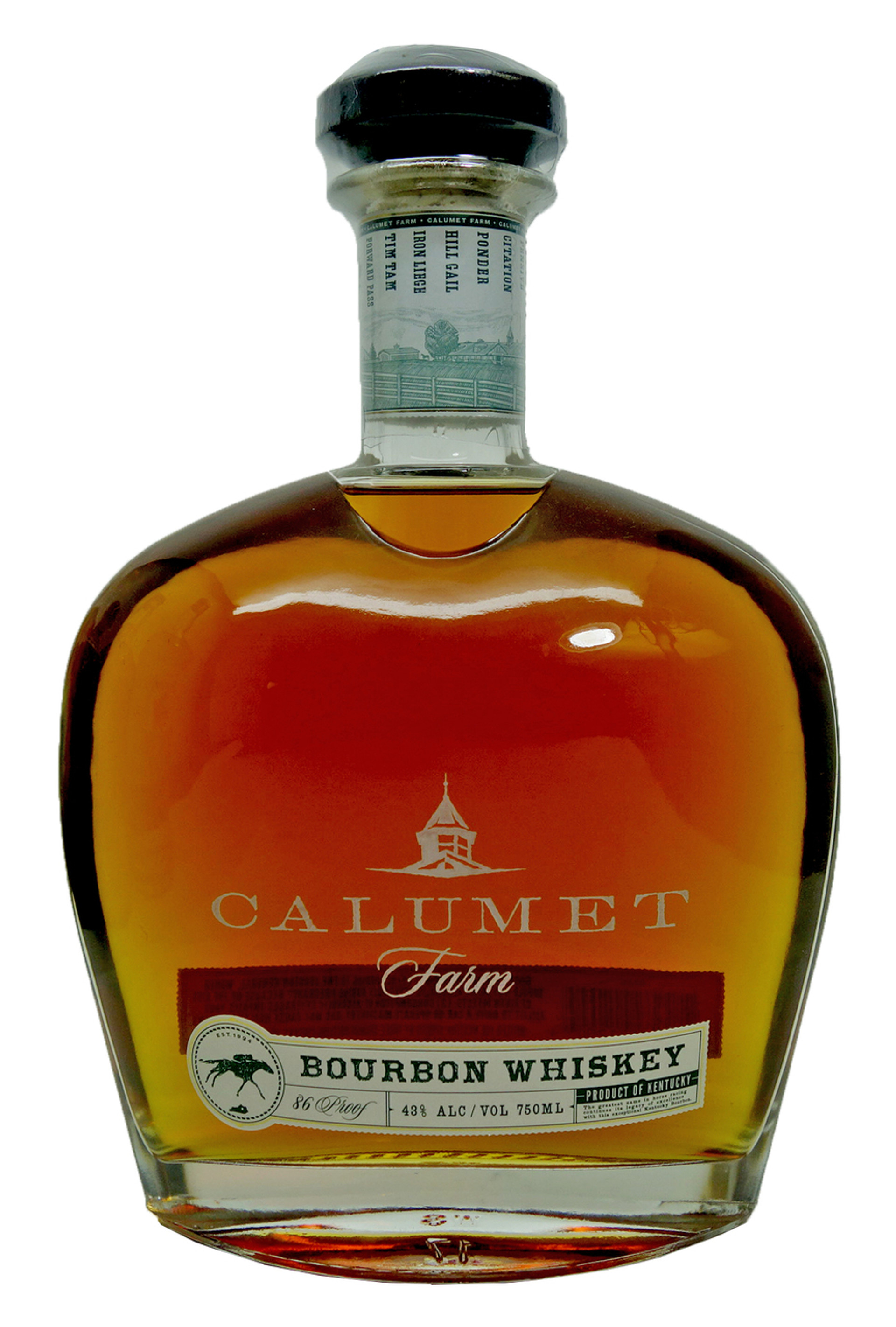 Calumet Farm Kentucky Bourbon Whiskey Single Rack Black Aged 12 Years ... Calumet Farm Kentucky Bourbon Whiskey Single Rack Black Aged 12 Years ...