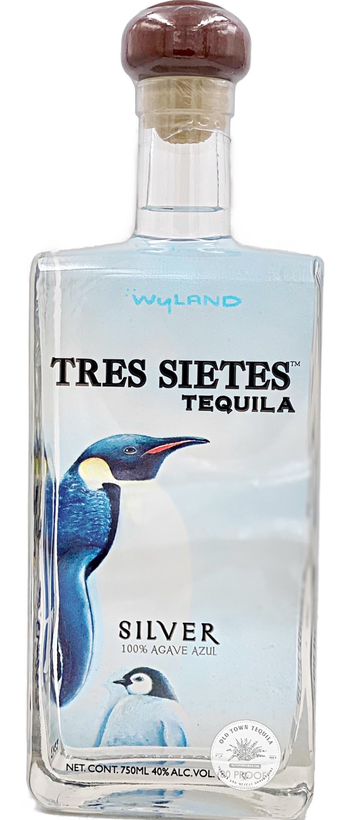 Tres Sietes – Wyland Silver Tequila Artist Edition Penguin - Old Town ...