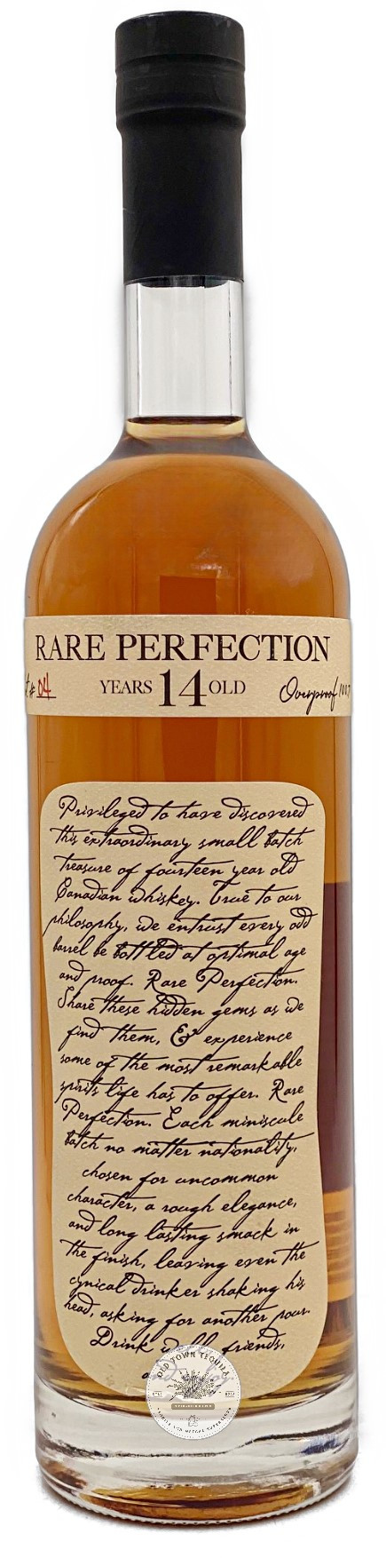 Rare Perfection 14 Year Canadian Whiskey - Old Town Tequila