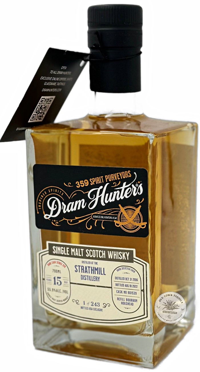 Dram Hunters Strathmill 15 Year Single Grain Scotch Whisky 700ml - Old ...