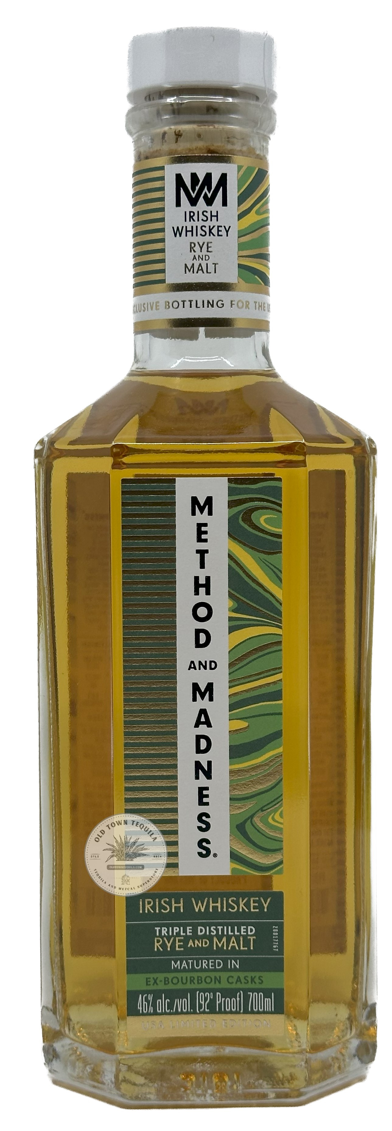 Method & Madness Rye And Malt Irish Whiskey 700ml - Old Town Tequila