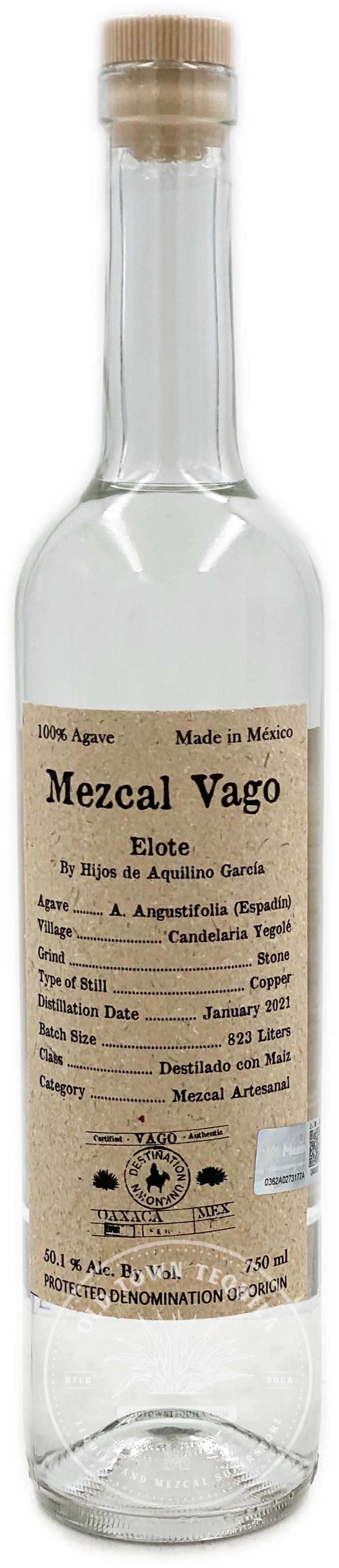 Mezcal Vago Elote 750ml - Old Town Tequila
