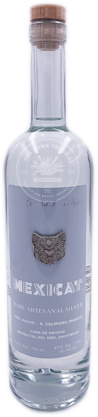MEXICAT Rare Artesanal Silver Mezcal 750ml - Old Town Tequila