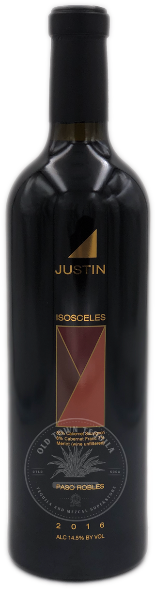 Justin Isosceles Red Wine 2016 Paso Robles - Old Town Tequila