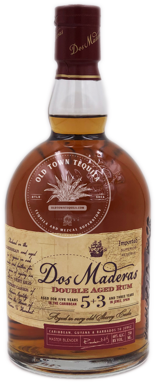 Dos Maderas Double Aged Rum 5+3 750ml - Old Town Tequila