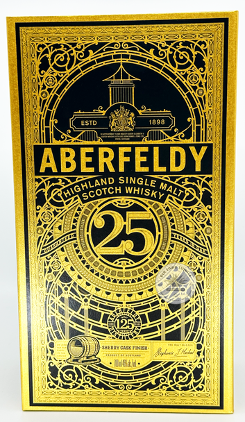 Aberfeldy 25 Year Old - 125th Anniversary Limited Edition 700ml - Old ...