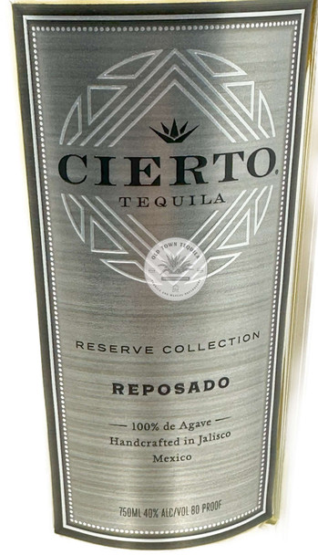 Cierto Tequila Reserve Collection Reposado - Old Town Tequila