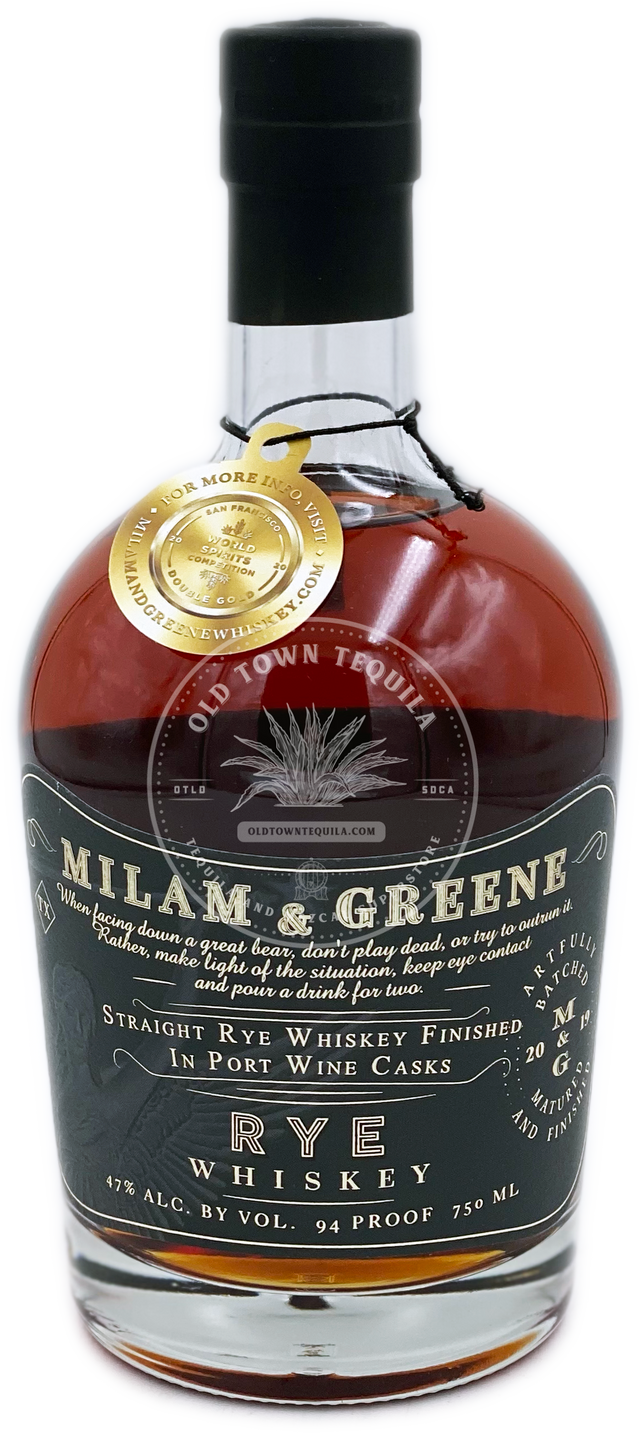 Milam & Greene Triple Cask Straight Bourbon Whiskey 750ml - Old Town ...