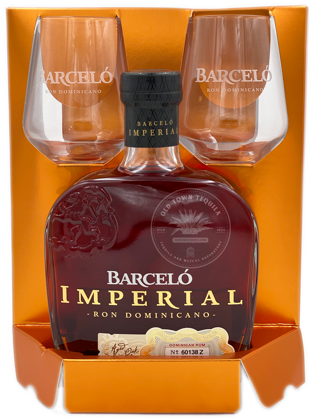 Barcelo Imperial Dominican Rum Gift Set with Glasses - Old Town Tequila