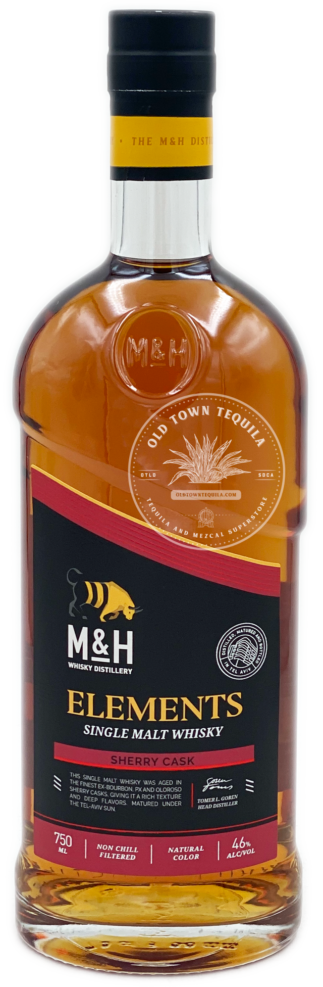 M&H Elements Sherry Cask Single Malt Israeli Whiskey 750ml - Old Town ...