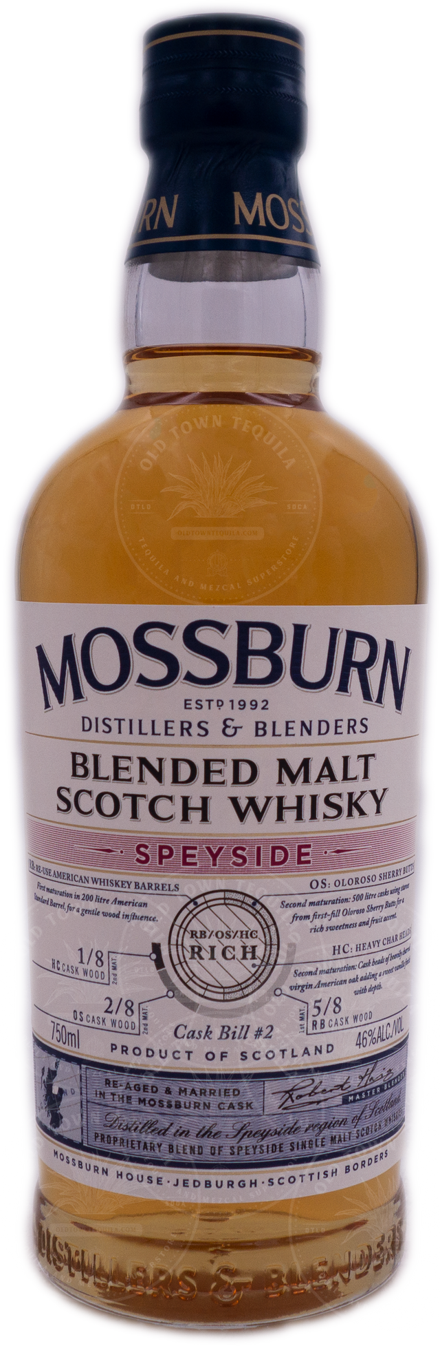 Mossburn Blended Malt Scotch Whisky Speyside 750ml - Old Town Tequila