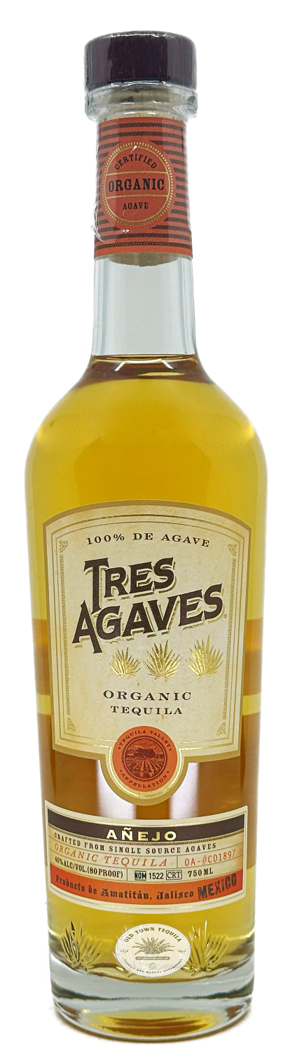 Tres Agaves Old Town Single Barrel Organic Anejo Tequila - Old Town Tequila