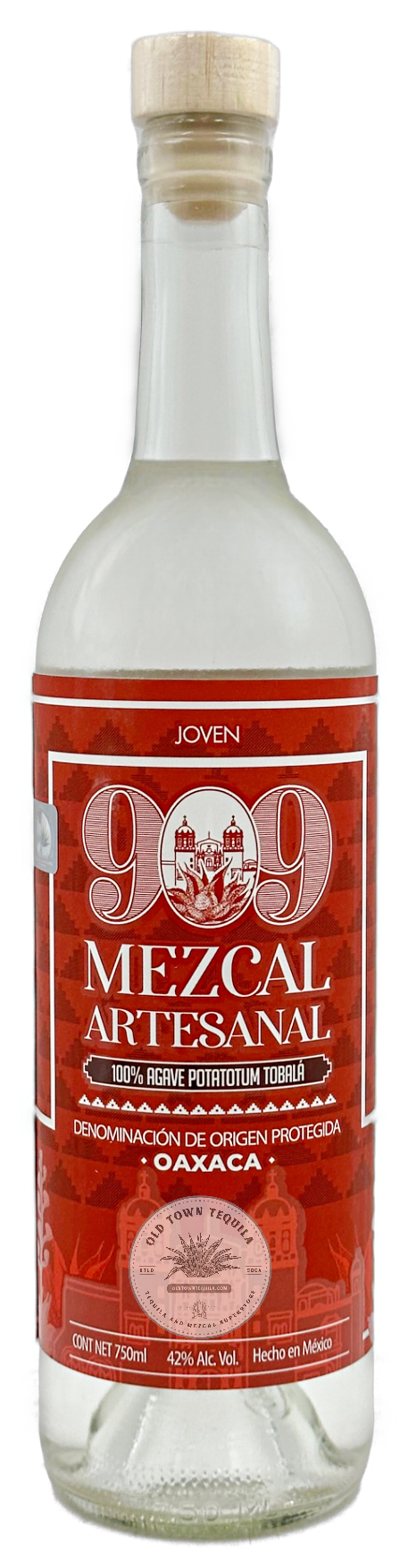 909 Mezcal Artesanal Tobala _Red Label - Old Town Tequila