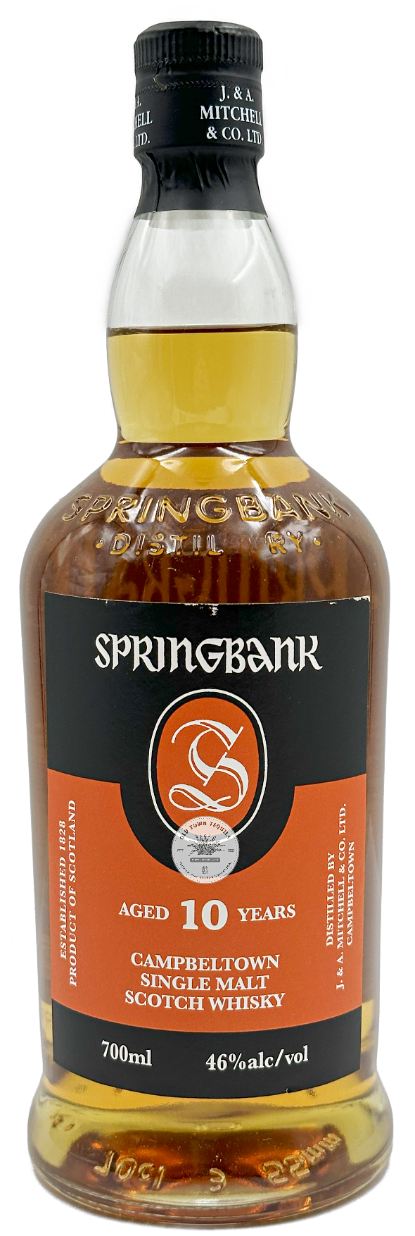 Springbank 10 Year Old Single Malt Whisky 700ml - Old Town Tequila