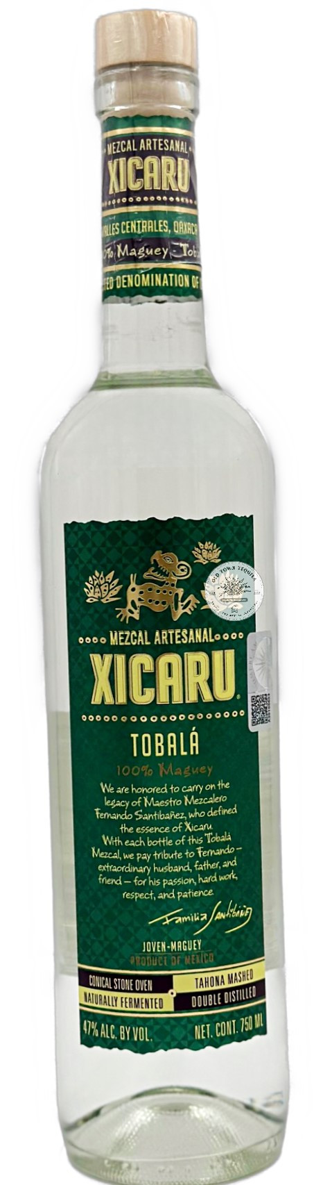 XICARU SILVER MEZCAL - Old Town Tequila