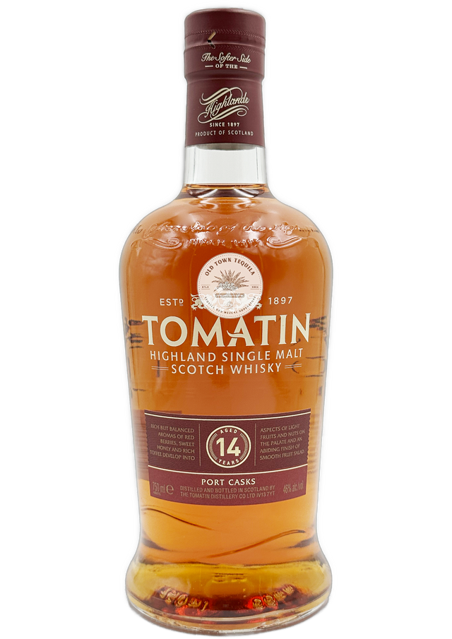 Tomatin 14 Year Old Port Cask Single Malt Scotch Whisky - Old Town Tequila