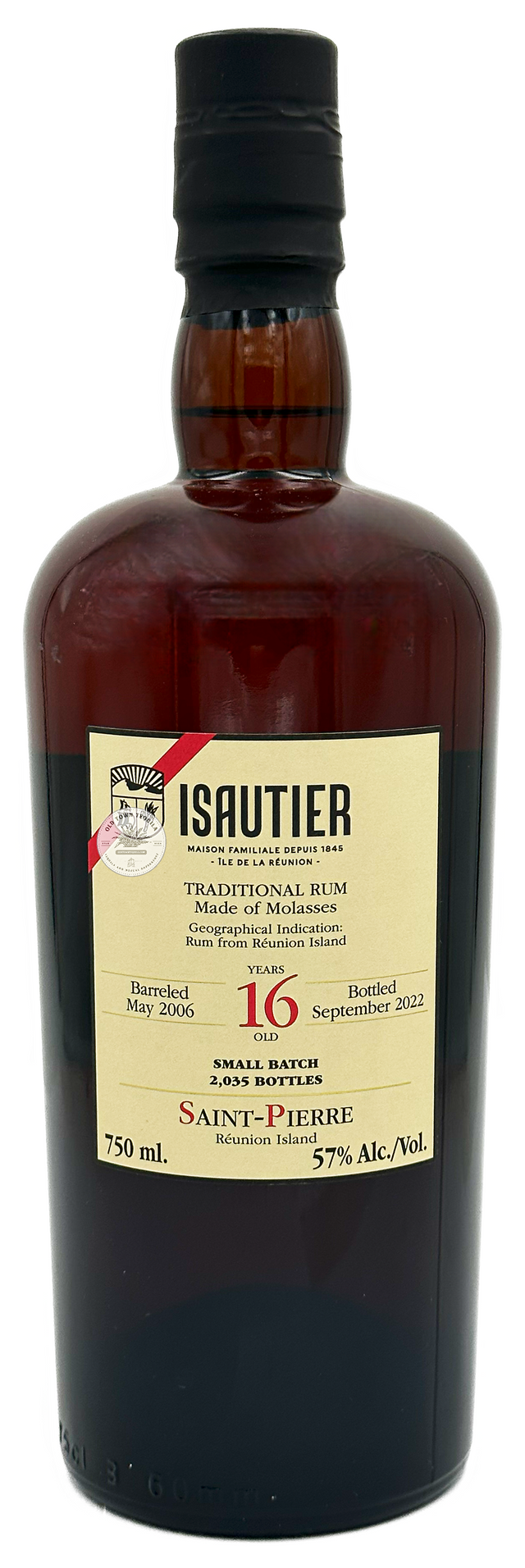 Isautier 16 Year Old Molasses Rum - Old Town Tequila