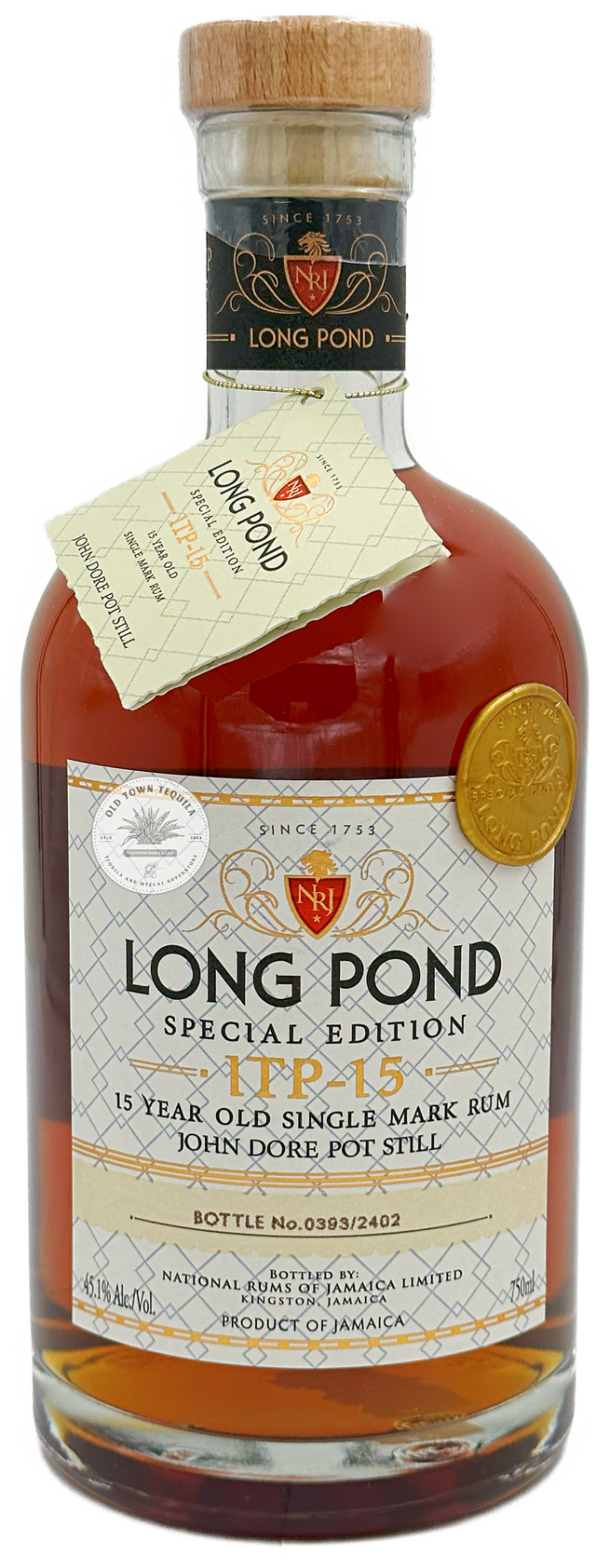 Long Pond Special Edition ITP 15yr Old Jamaican Rum - Old Town Tequila