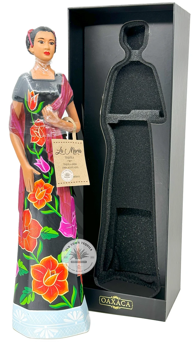La Maria (OAXACA) Handcrafted Artisans Anejo Tequila 1 liter - Old Town ...