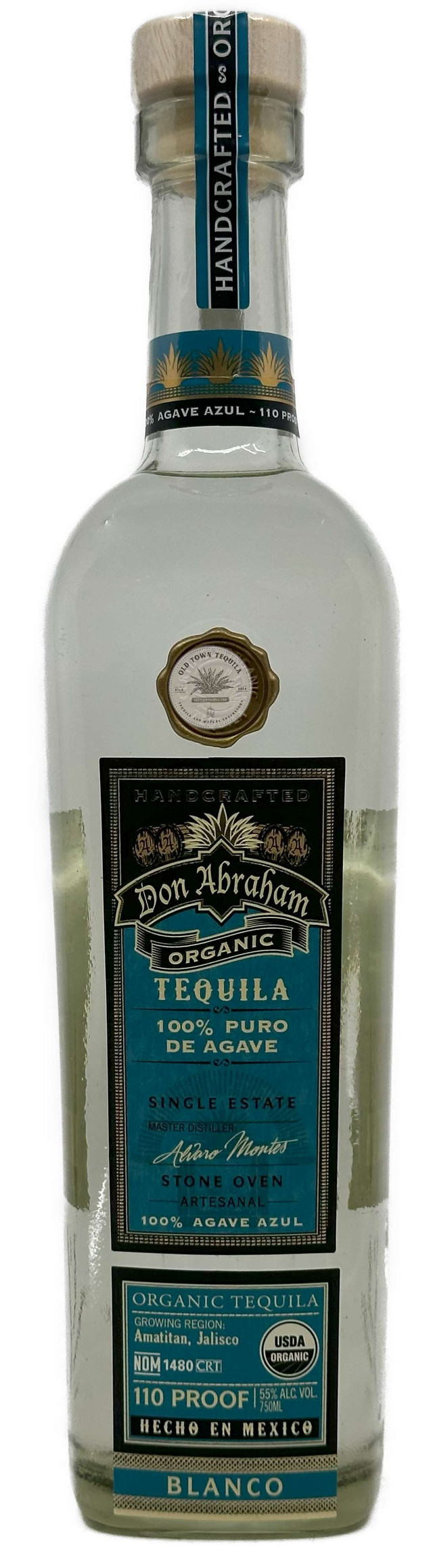 Don Abraham Organic Blanco Still Strength Tequila - Old Town Tequila