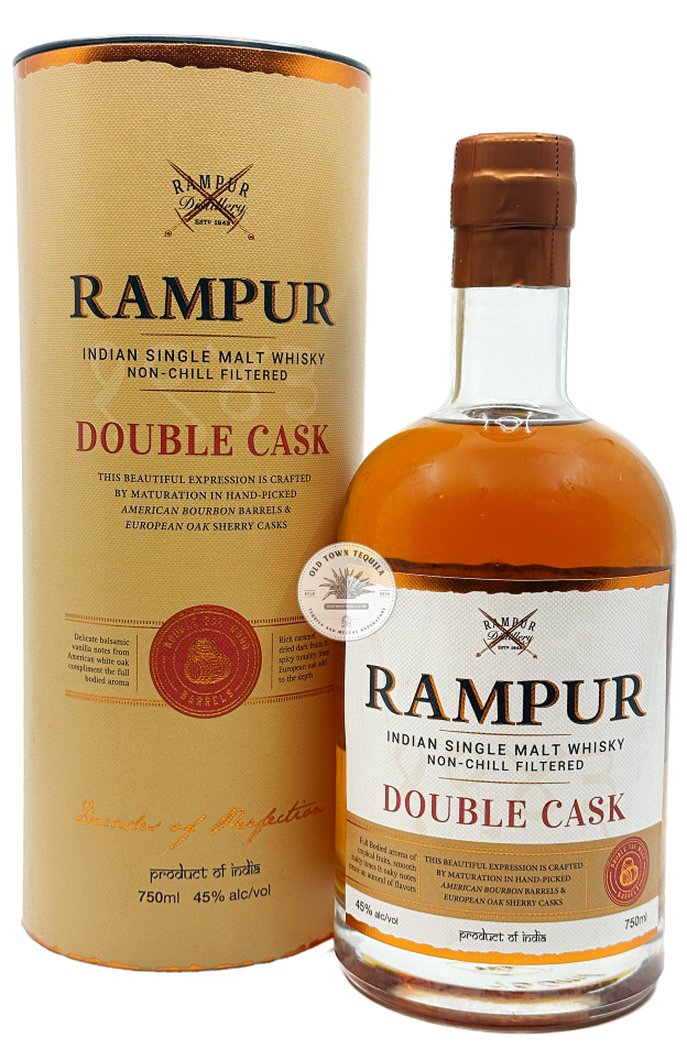 Rampur Double Cask Indian Single Malt Whisky - Old Town Tequila