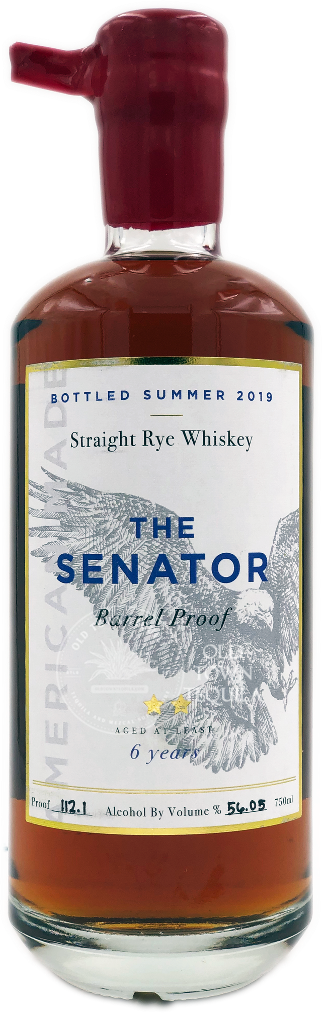 The Senator 6 Years Barrel Proof Straight Rye Whiskey - Old Town Tequila