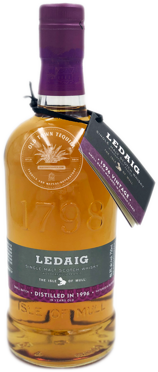 Ledaig 1996 Vintage Single Malt Scotch Whisky 750ml - Old Town Tequila