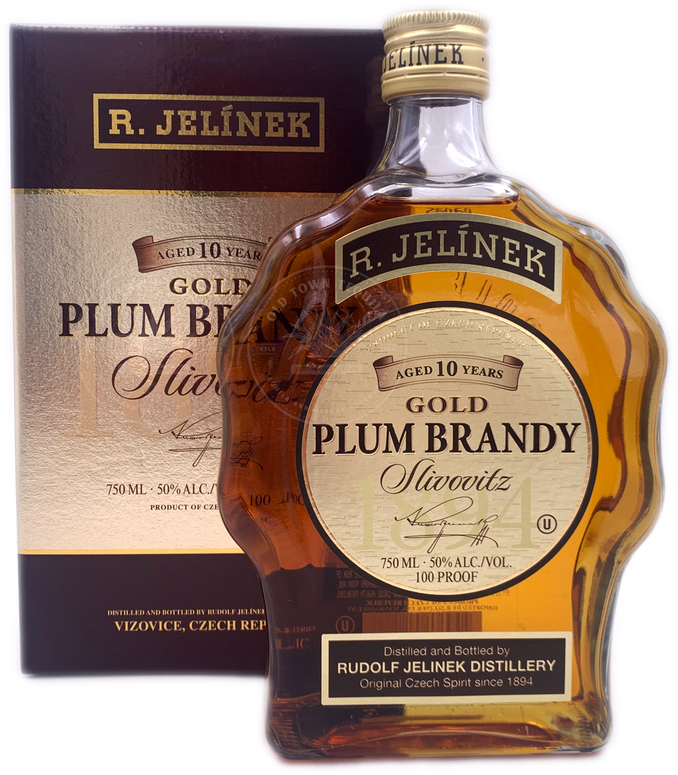 Slivovitz Gold Plum Brandy Aged 10yrs. 750ml - Old Town Tequila