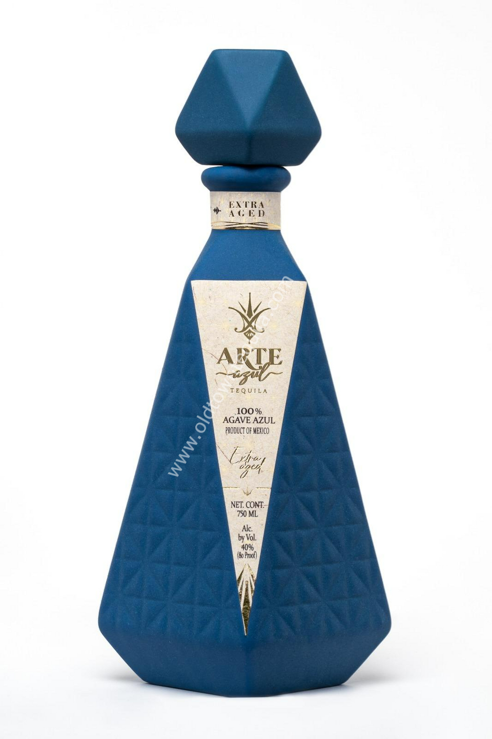 Arte Azul Ceramic Blue Extra Aged Anejo Tequila - Old Town Tequila