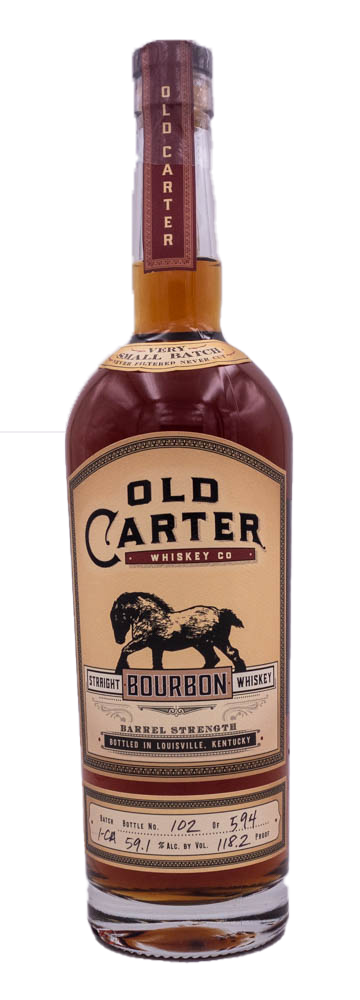 Old Carter Very Small Batch Straight Bourbon Whiskey Batch 1-CA 750ml ...