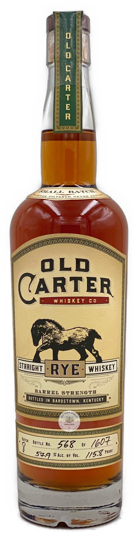 Old Carter - Straight Bourbon Whiskey Batch #10 750ml - Old Town Tequila
