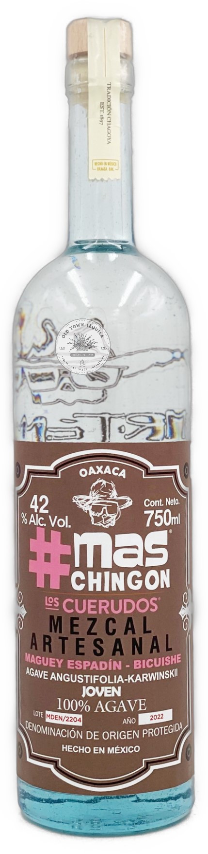 Mas Chingon Mezcal Maguey Espadin-Bicuishe - Old Town Tequila