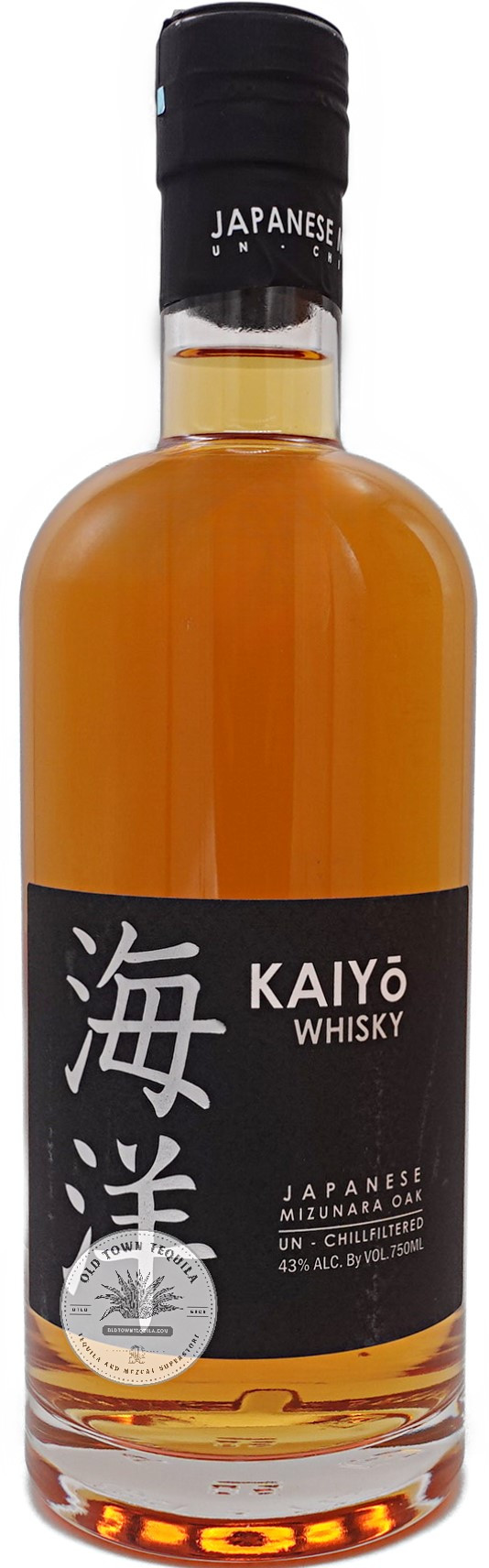Kaiyo Mizunara Oak Japanese Whisky 43%ALC Black Label - Old Town Tequila