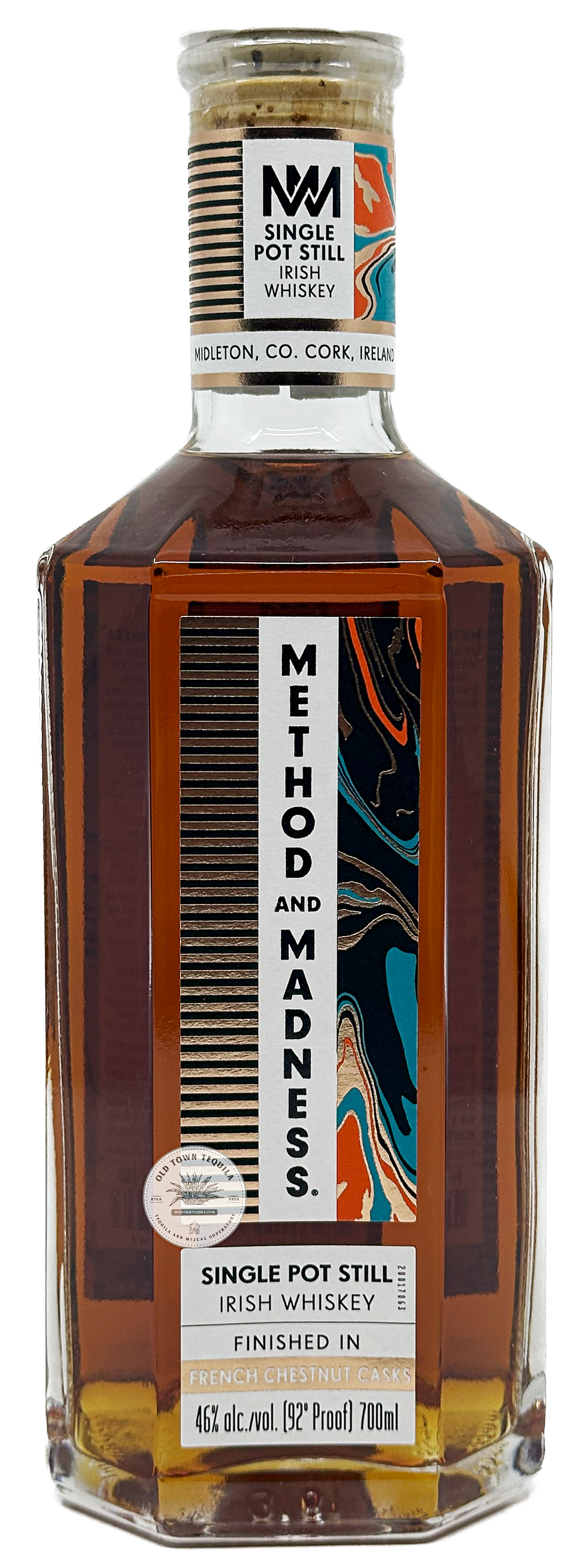 Method and Madness Single Pot Still Irish Whiskey 700ml - Old Town Tequila