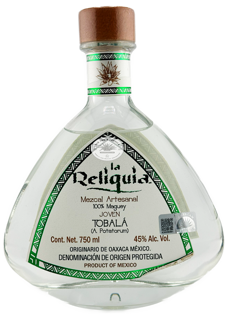 La Reliquia Maguey Joven Tobala Mezcal - Old Town Tequila
