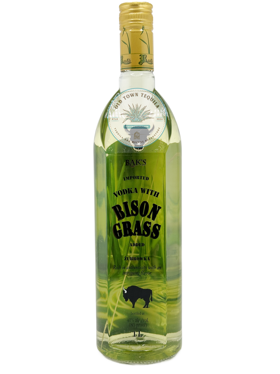 Bak's Zubrowka Bison Grass Vodka 1 Liter - Old Town Tequila