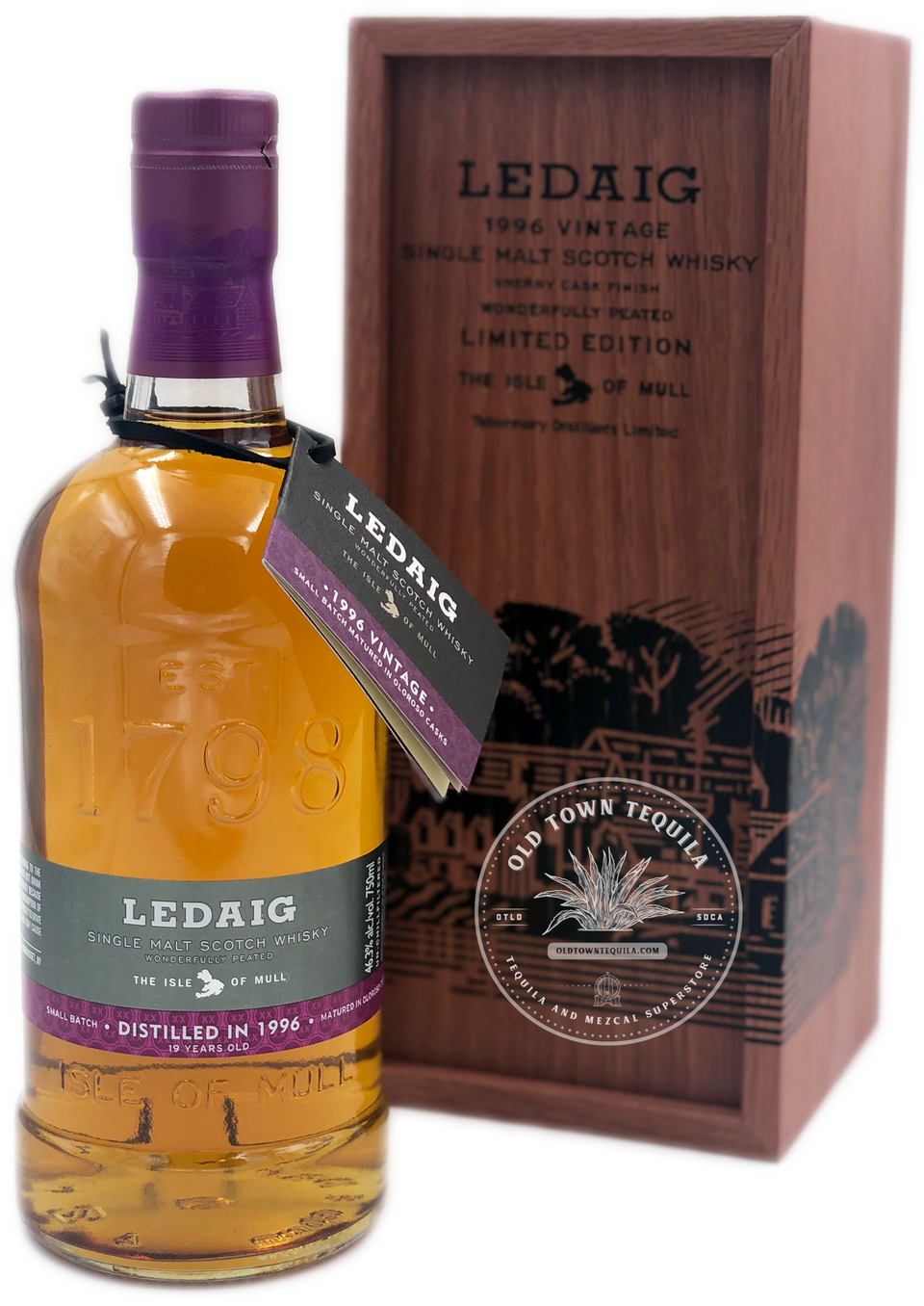 Ledaig 1996 Vintage Single Malt Scotch Whisky 750ml - Old Town Tequila