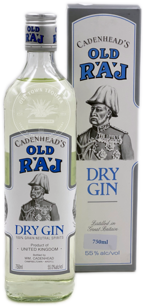 Cadenhead's Old Raj Dry Gin Blue Label 750ml - Old Town Tequila