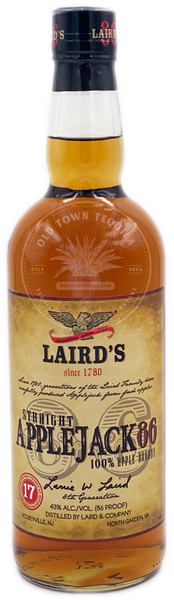 Laird's Straight Applejack Brandy 86 750ml - Old Town Tequila
