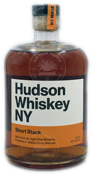Hudson Whiskey NY Shortstack- Straight Rye Whiskey finished in Maple ...