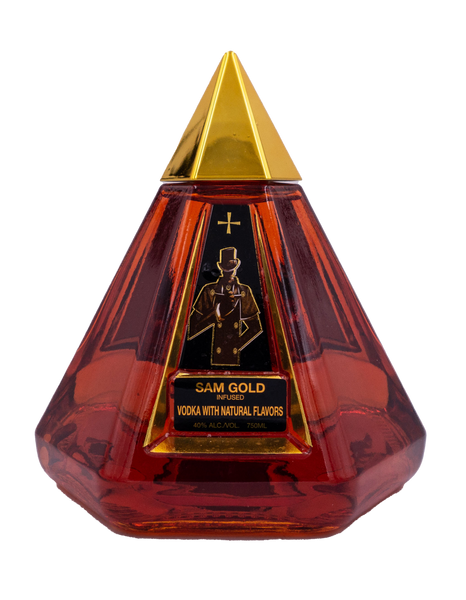 Sam Gold Amber Stone Ukrainian Vodka 750ml Red - Old Town Tequila