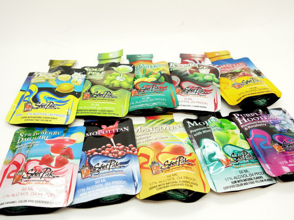 Shot Pak Pouches 50 ML. - Old Town Tequila