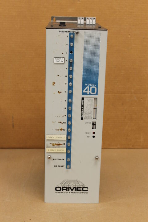 Ormec Gn3-40/2M Model 40 Motion Controller - Industrial Lynx