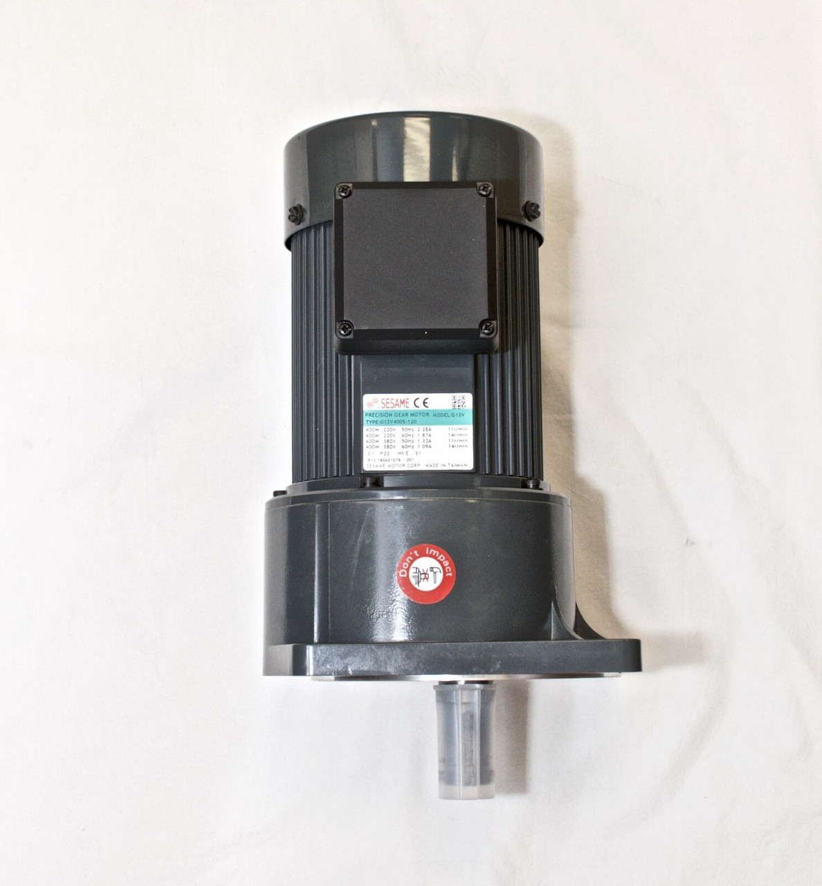 Sesame 400W Precision Gear Motor G13V400S-120, 220V, Chip Auger Motor ...