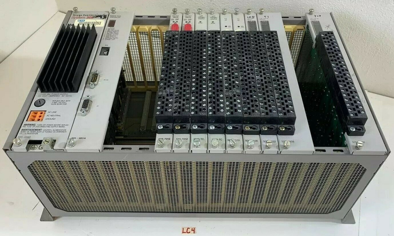 Siemens Simatic 505 Plc Rack W/ Modules. - Industrial Lynx