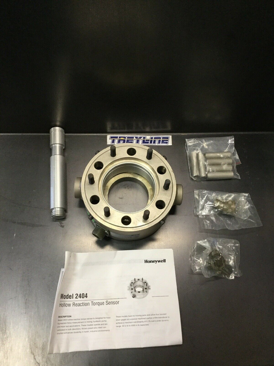 Lebow, 2404, Hollow Reaction Torque Sensor, 50 In/Lb. - Industrial Lynx